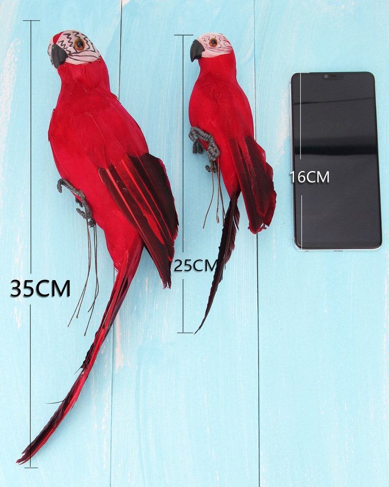 1pcs Artificial Parrot Fake Artificial Birds Artificial | Etsy