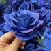 10pcs Royal Blue Silk Roses Head, Artificial Yellow Flowers Head ,royal ...