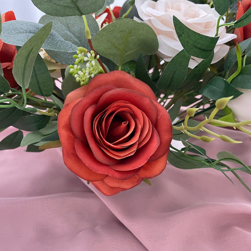 Burnt Orange Silk - Etsy