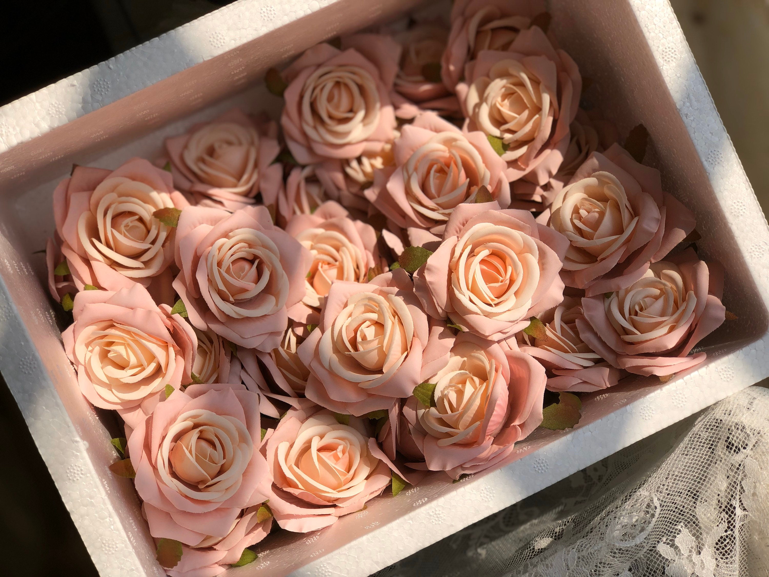 50-100pcs Mini Artificial Rose Fake Rose Faux Roses High - Etsy