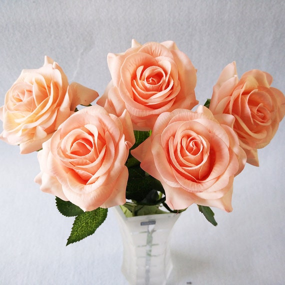 Real Touch Flowers Rose Wedding Flowers Roses 20pcs Real - Etsy