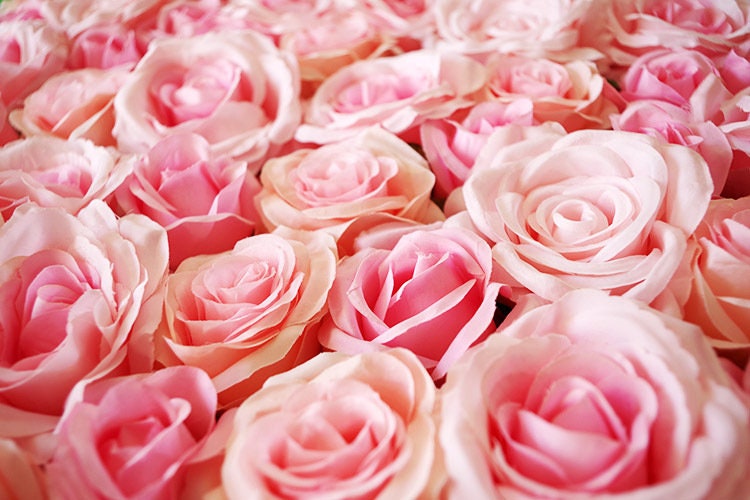 Artificial Pink Rose Wall Decoration Decorative Silk Flower - Etsy