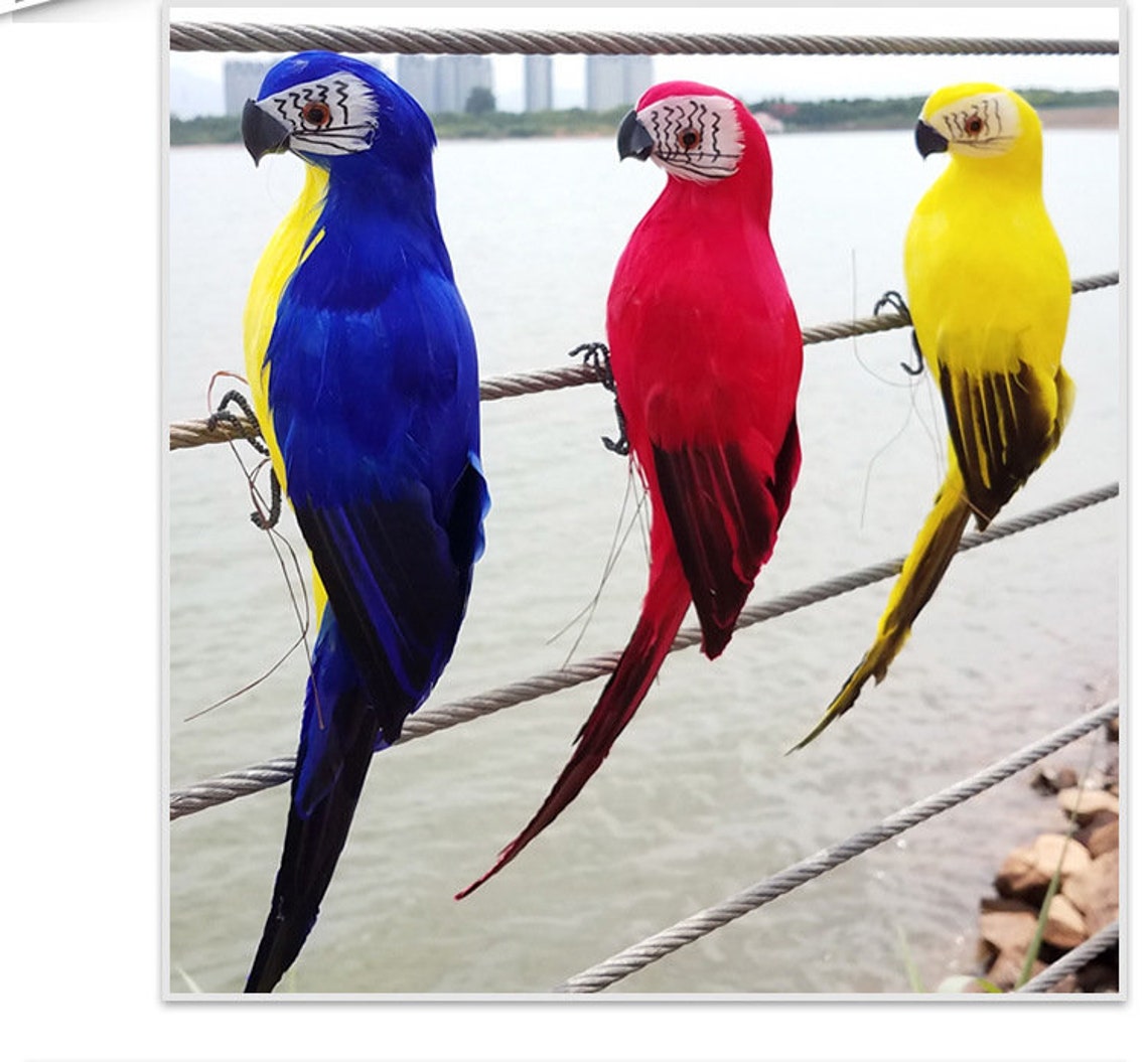 1pcs Artificial Parrot Fake Artificial Birds Artificial - Etsy
