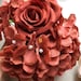 10-100pcs Rust Orange Roses Model B Burnt Orange Rose Head for DIY ...