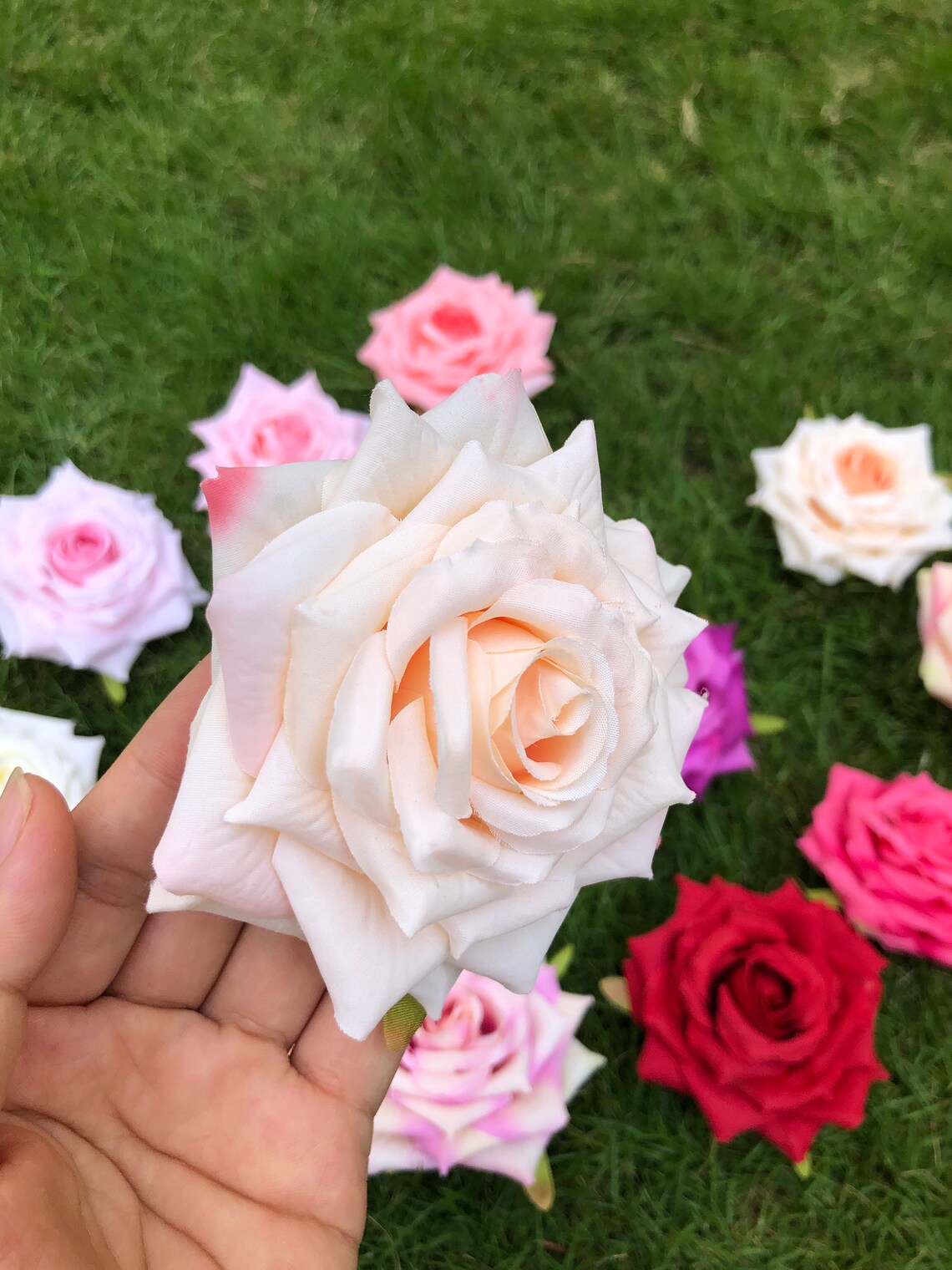 50-100pcs Rosa artificial Rosa falsa de champán Rosas falsas - Etsy España