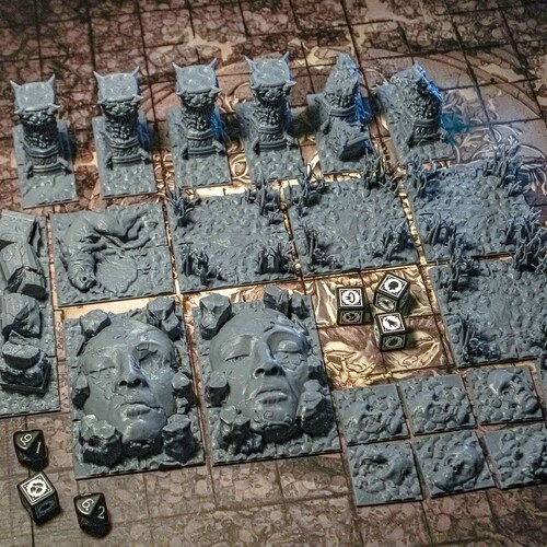 Kingdom Death Monster Compatible Terrain Set 3D Printed - Etsy