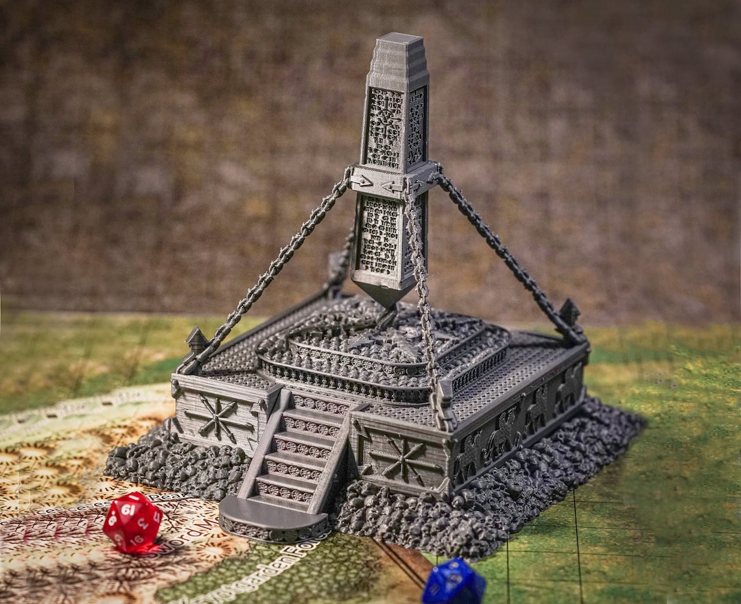 Chaos Dwarven Obelisk D&D 28mm | 32mm Terrain | Dungeons and Dragons ...