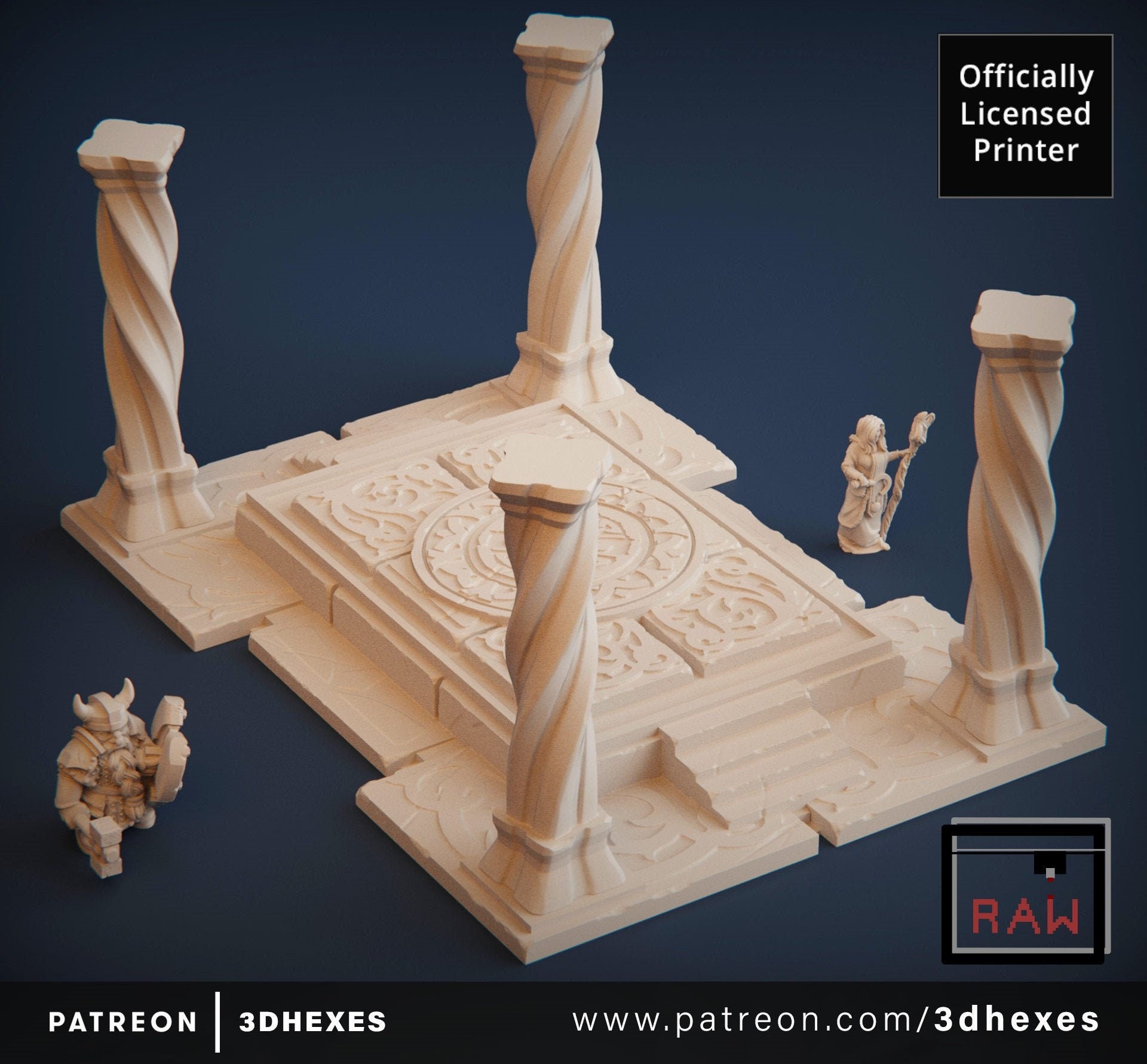 The Ritual Platform D&D Terrain 28-32mm Dungeons and Dragons Dnd ...