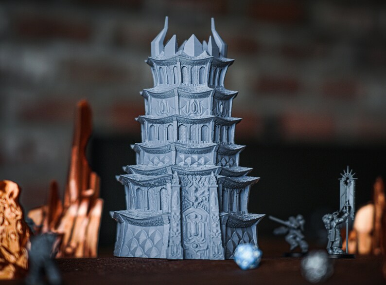 Drow Dark Elf EPIC Dice Tower Fates End | Etsy