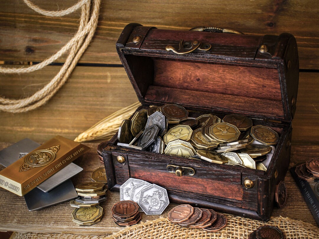 Dwarven Gold Silver Copper Coin Currency Bundle, Coin Sets, Dungeons ...