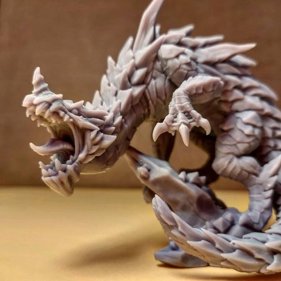 Resin Miniatures Dungeons and Dragons Pathfinder Depths Dragon! Delani DnD Games & Puzzles Toys ...