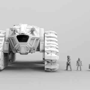 Behemoth Armored Transport Vehicle | 28mm 32mm | Sci-fi Stargrave ...