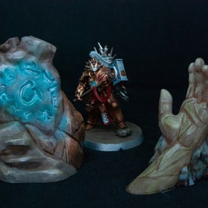 Stone Runed Tablet D&D Terrain 28-32mm | Dungeons and Dragons | Dnd ...