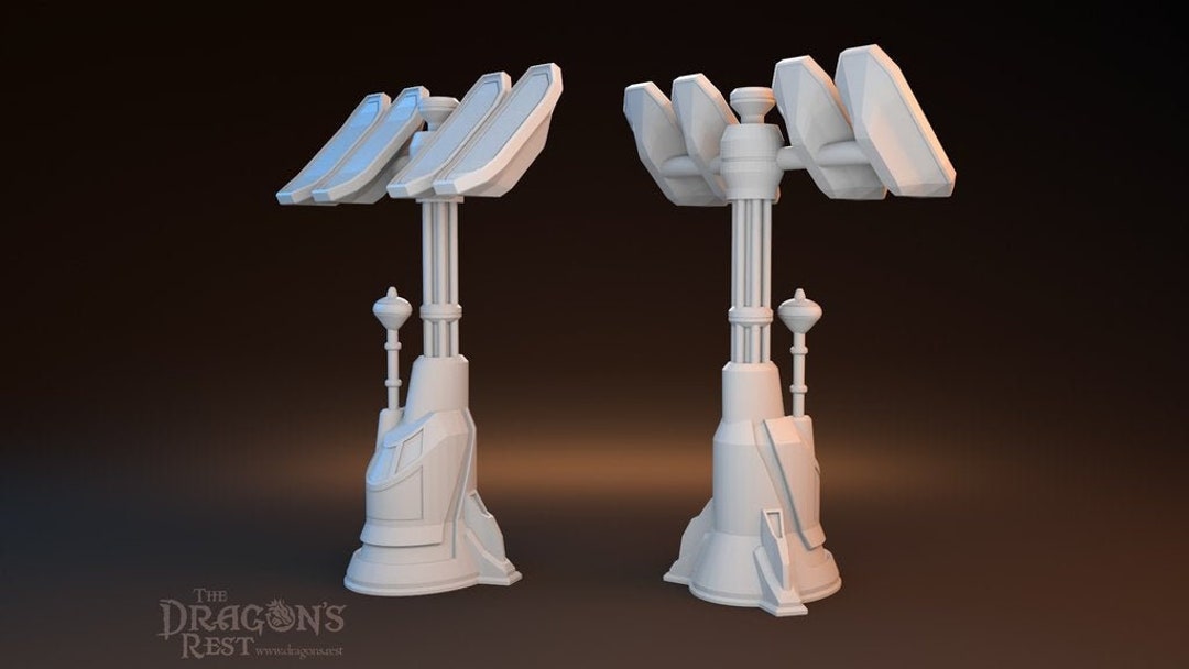 Comms Tower | Array Sci-fi Scatter Terrain 28mm | 32mm | Dungeons and ...