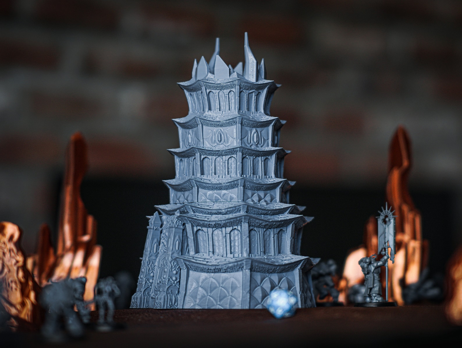 Drow Dark Elf EPIC Dice Tower Fates End | Etsy