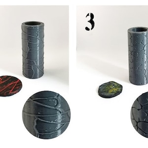 Rolling Pin Textured Rollers Set 1 D&D Terrain | 28mm | 32mm | Dungeons ...