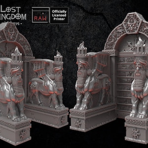 Chaos Dwarf Realm Gate D&D 28mm | 32mm Terrain | Dungeons and Dragons ...