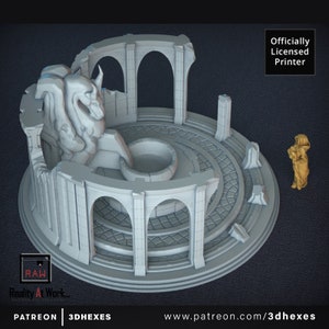 Ancient Rotunda Dragon D&D Terrain 28-32mm | Dungeons and Dragons | Dnd ...