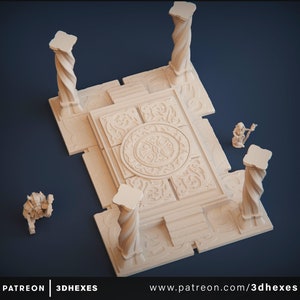 The Ritual Platform D&D Terrain 28-32mm | Dungeons and Dragons | Dnd ...