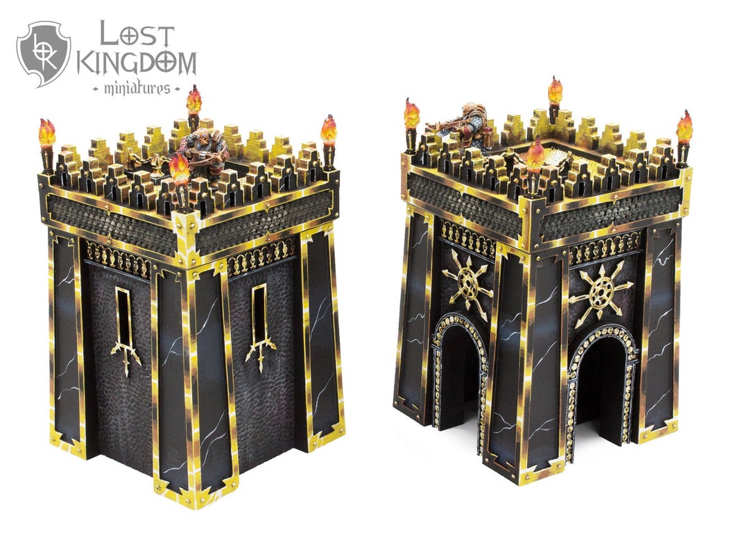 Chaos Dwarven Watchtower D&D 28mm 32mm Terrain Donjons et Dragons DnD ...
