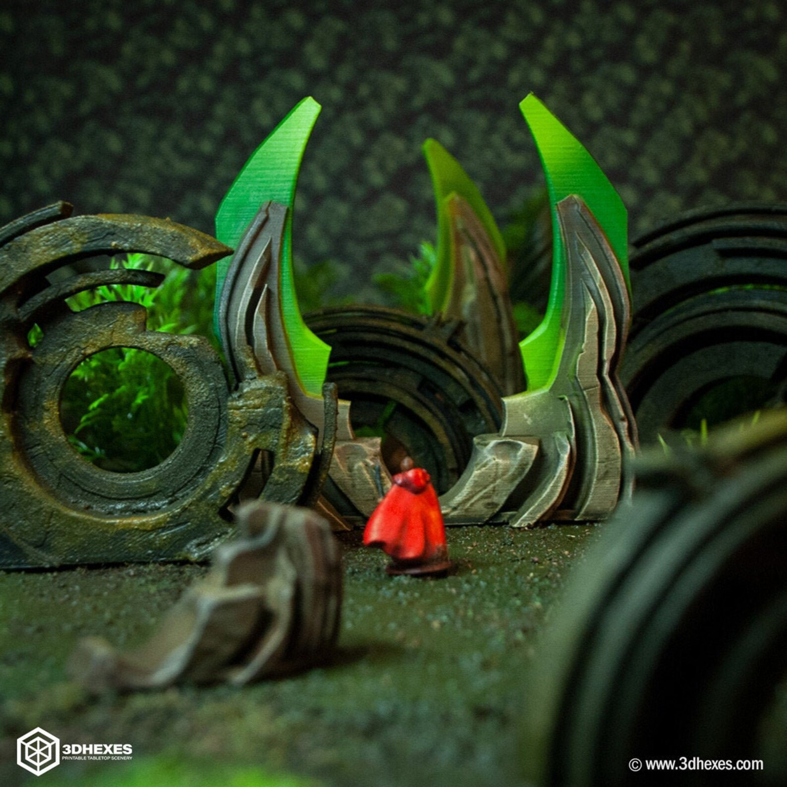 8pcs Arcane Structures Set D&D Terrain 28mm 32mm Dungeons - Etsy