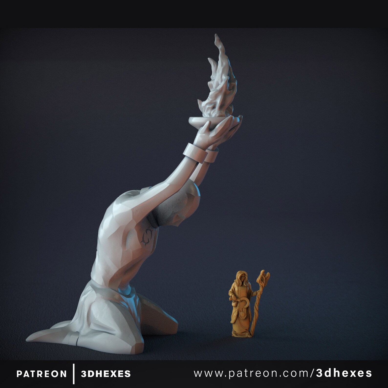 Captive Statues D&D Terrain 28mm 32mm - Etsy