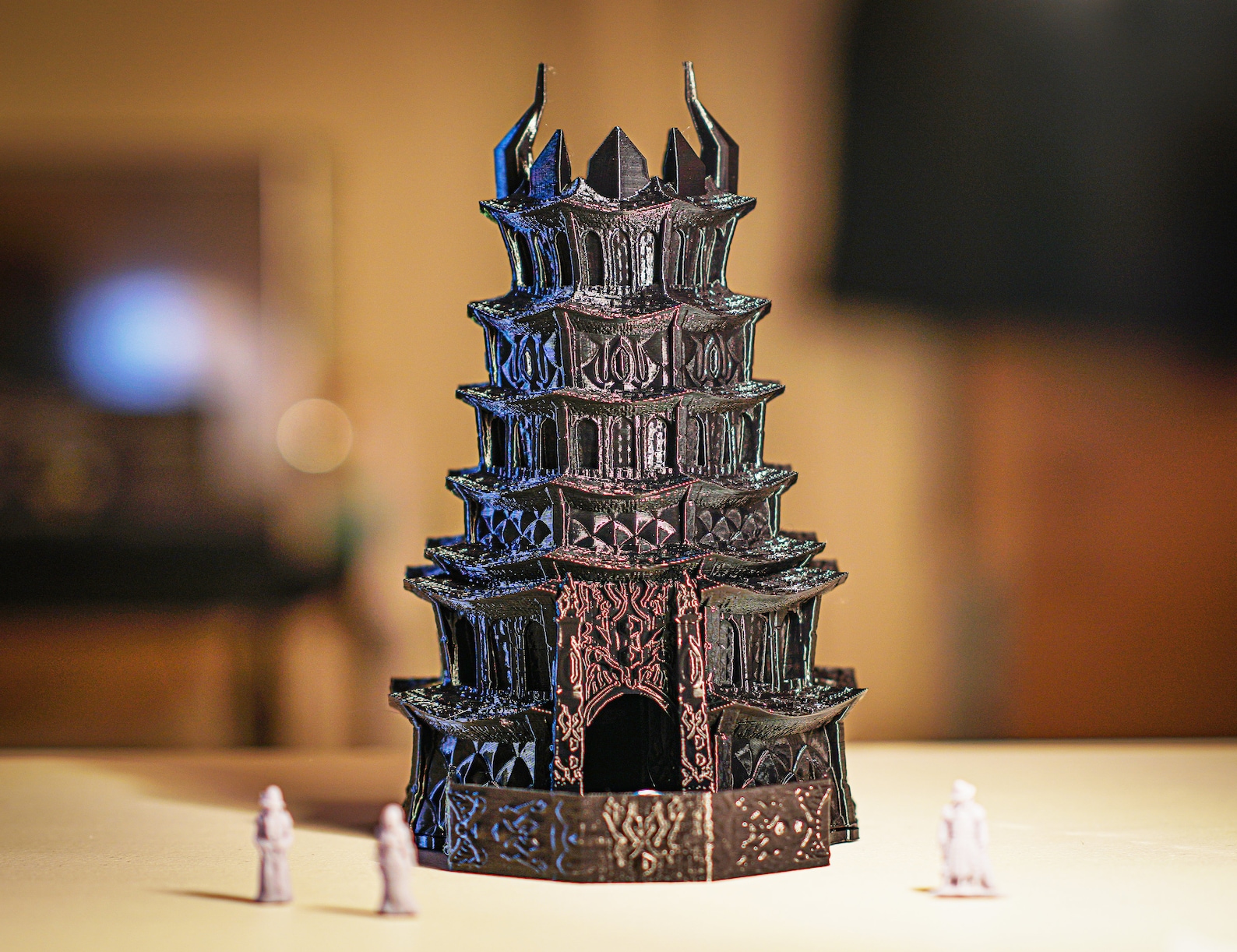 Drow Dark Elf EPIC Dice Tower Fates End | Etsy