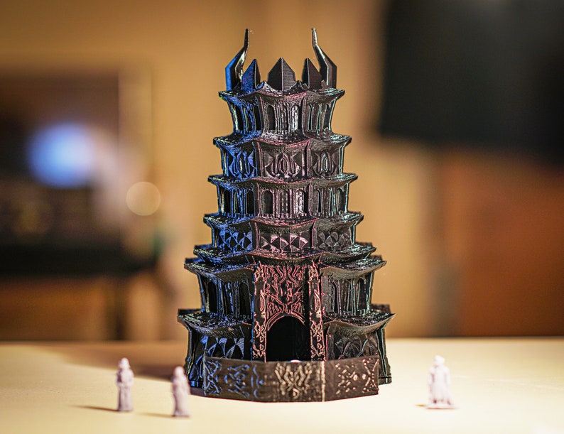 Drow Dark Elf EPIC Dice Tower Fates End | Etsy