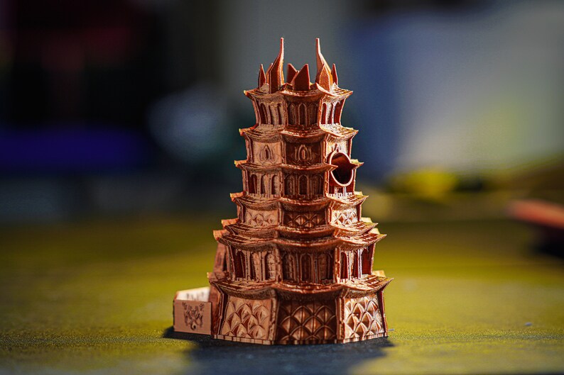 Drow Dark Elf EPIC Dice Tower Fates End | Etsy