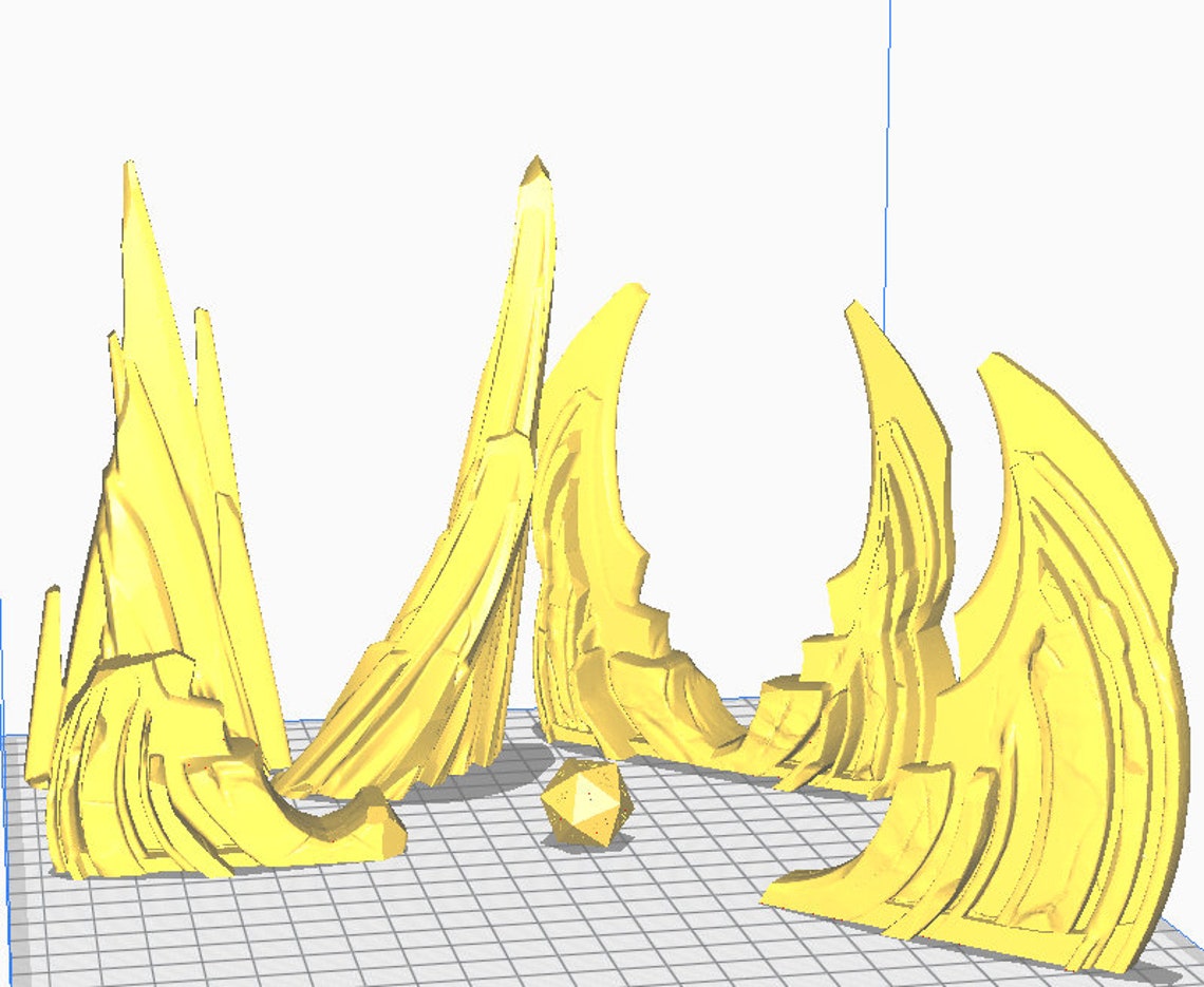 8pcs Arcane Structures Set D&D Terrain 28mm 32mm | Etsy