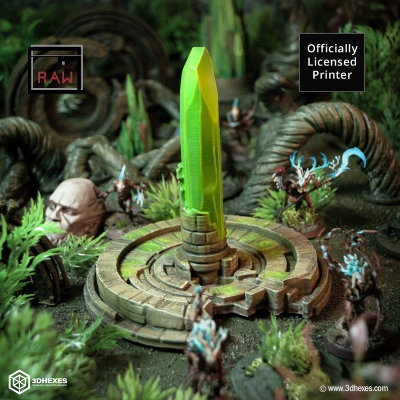 Arcane Crystal Core D&D Terrain 28mm 32mm Dungeons and - Etsy