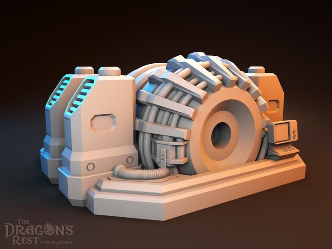 Plasma Generator Sci-fi Scatter Terrain 28mm | 32mm | Dungeons and ...