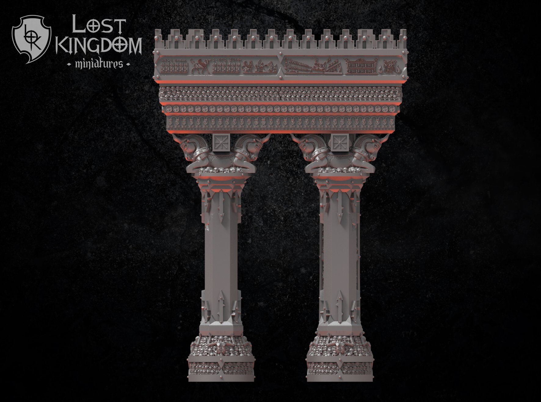 Chaos Dwarven Ziggurat Columns D&D 28mm 32mm Terrain | Etsy UK