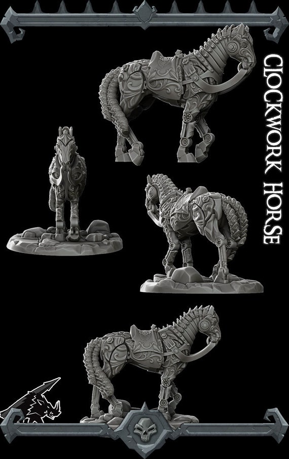 Clockwork Master 28mm 32mm miniature\uff5cFantasy tabletop game figure ...