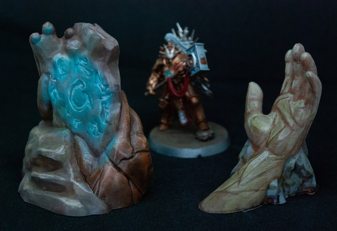 Stone Runed Tablet D&D terrain 28-32mm DnD Dungeons and | Etsy