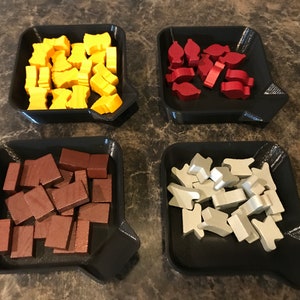 Stackable Board Game Component Bits Trays, Storage Trays, Beads ...