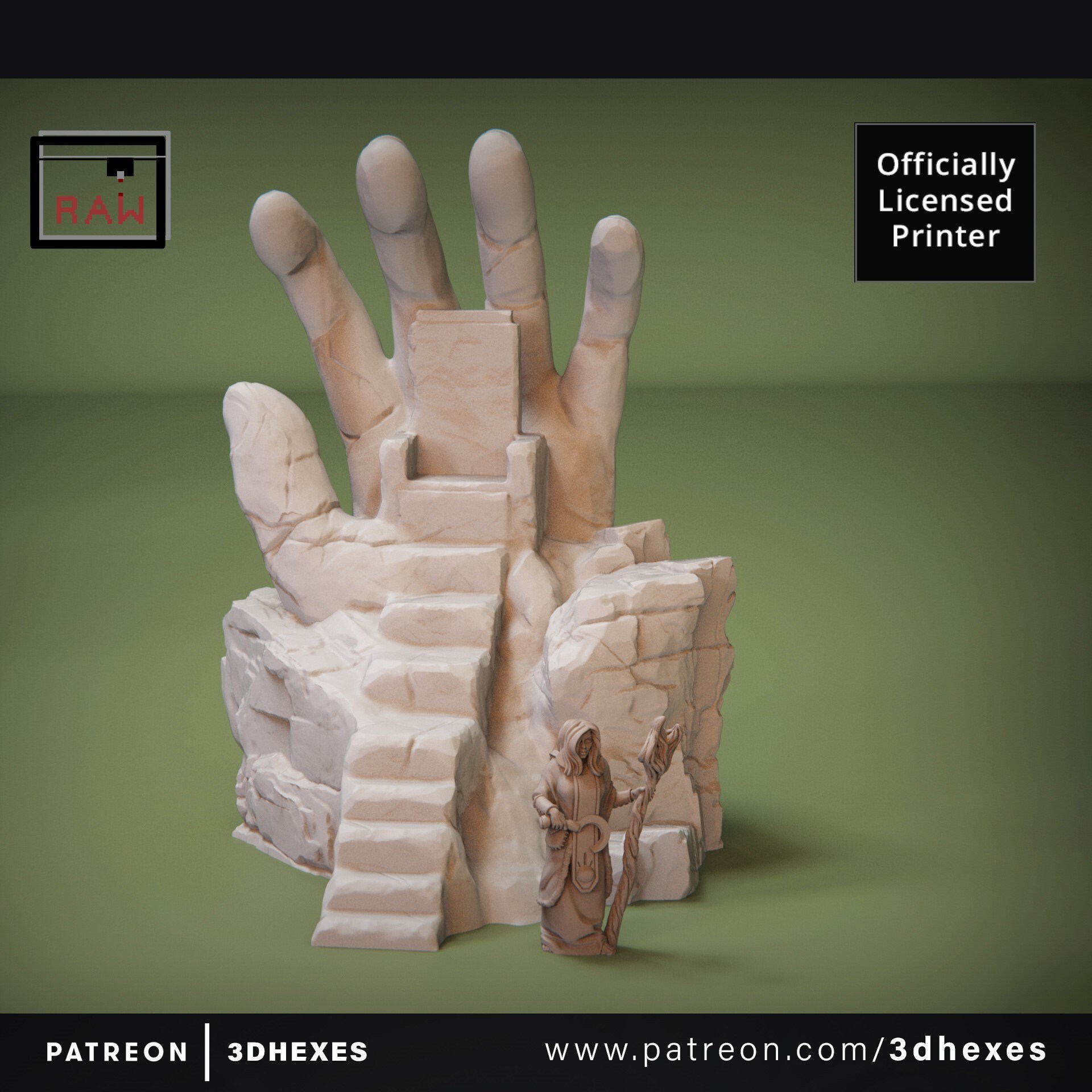 The Stone Hand Throne D&D Terrain 28-32mm Dungeons and - Etsy