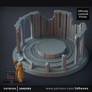Ancient Rotunda Dragon D&D Terrain 28-32mm | Dungeons and Dragons | Dnd ...
