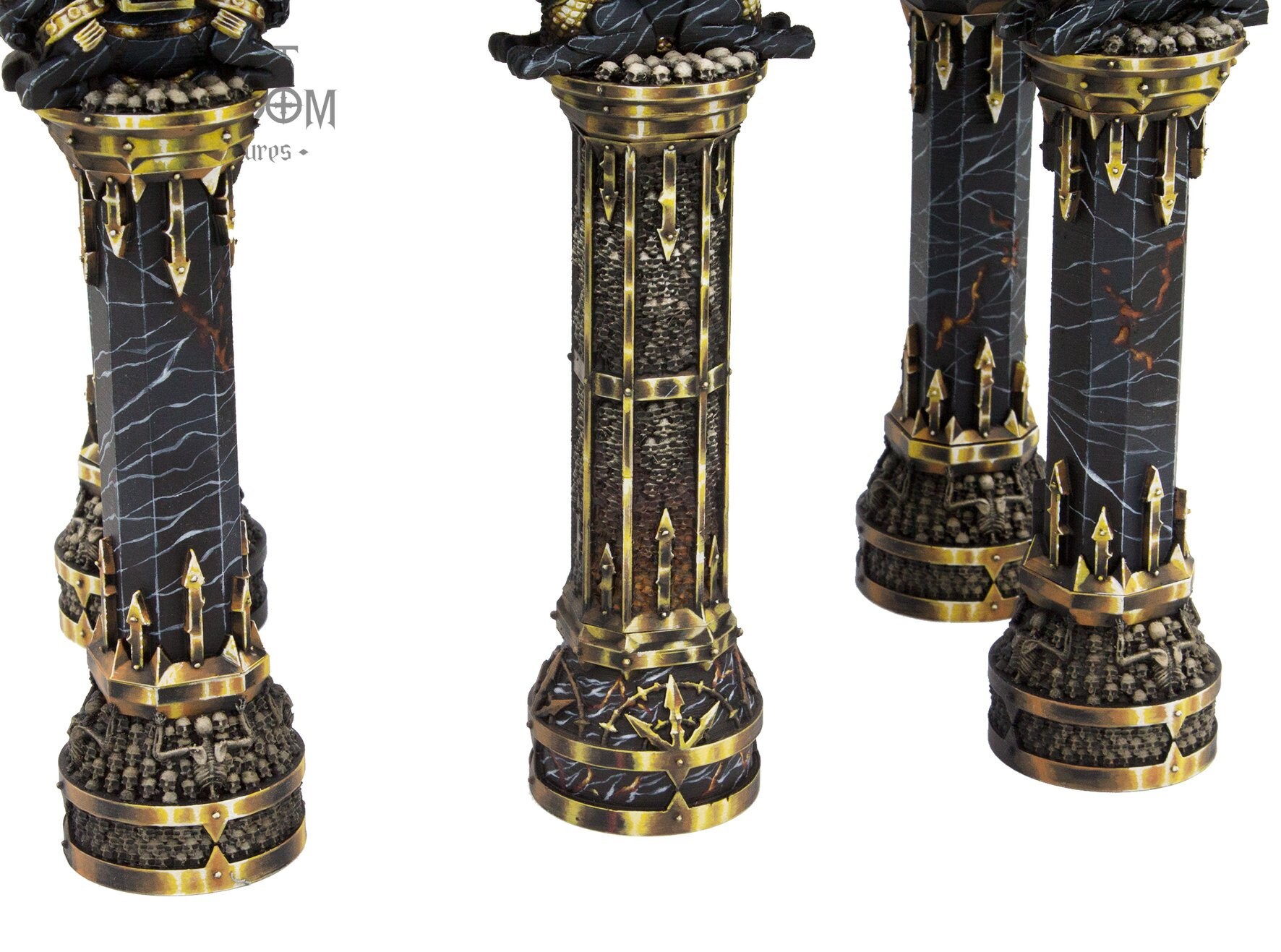 Chaos Dwarven Ziggurat Columns D&D 28mm 32mm Terrain | Etsy UK