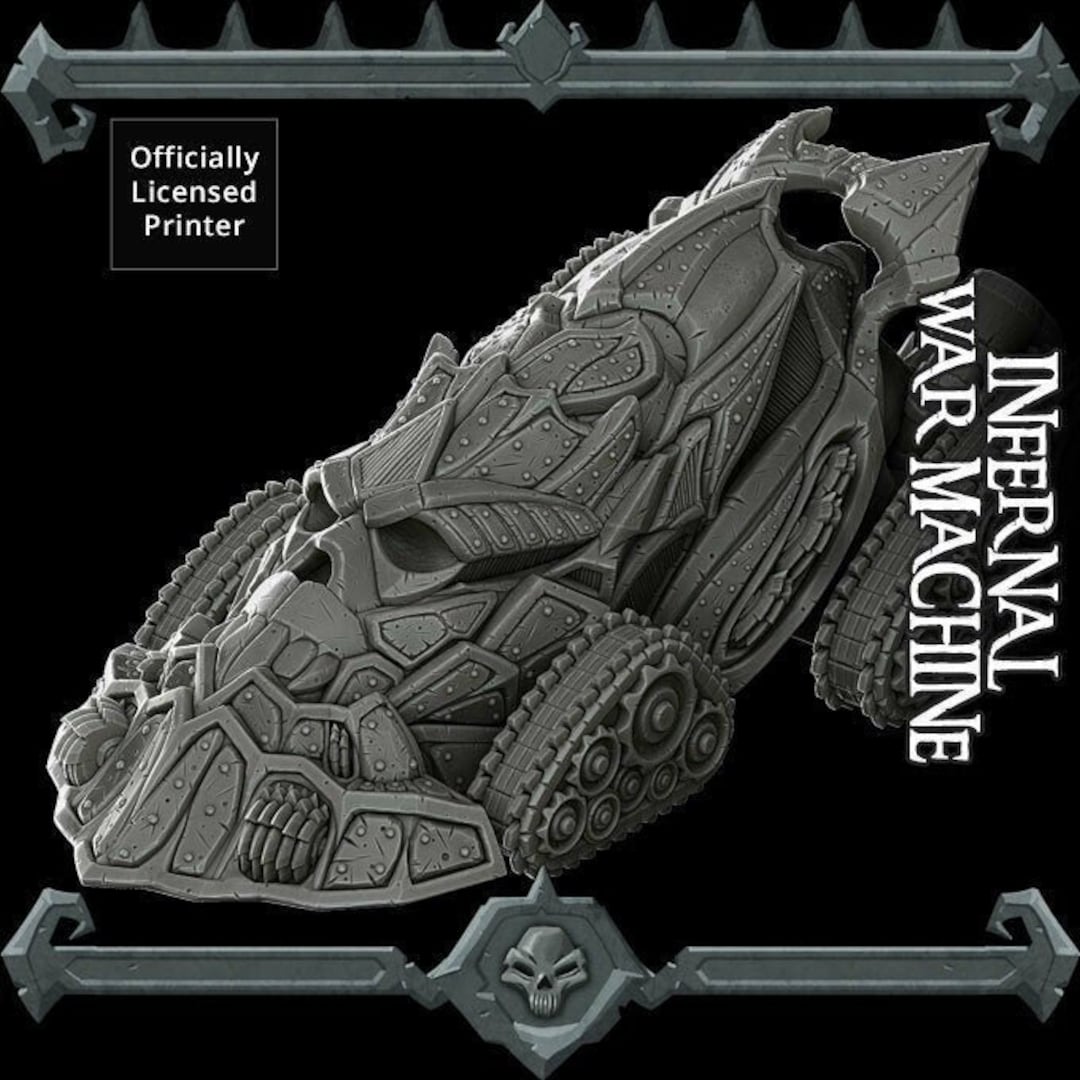 Infernal War Machine D&D 28mm | 32mm Miniature - Etsy