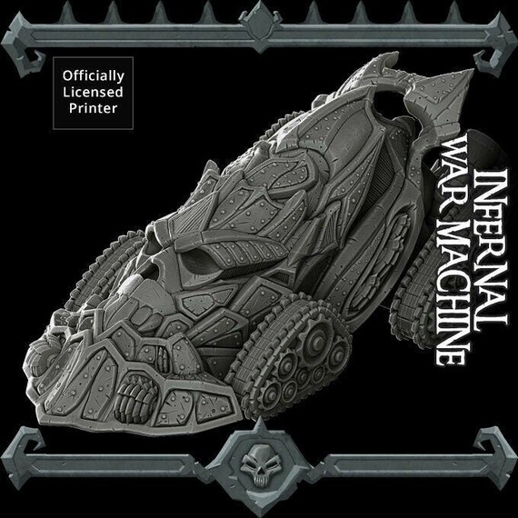 Infernal War Machine D&D 28mm 32mm miniature DnD Dungeons | Etsy