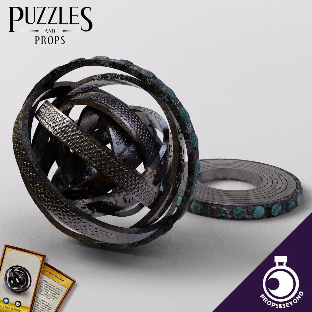 Iron Bands of Binding, Life Sized Prop for Dungeons and Dragons, Dnd ...