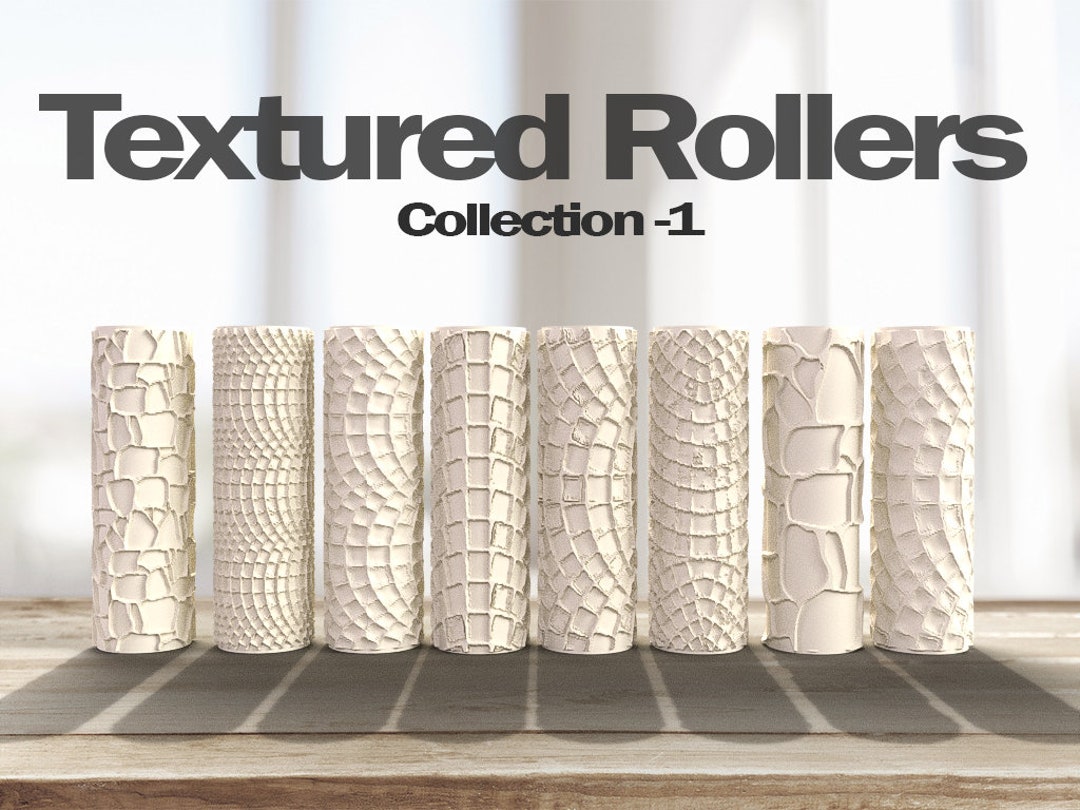 Textured Rollers Collection Clay/ Foams D&D Terrain 28mm 32mm Dungeons ...