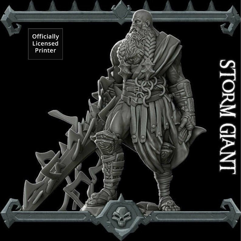 Storm Giant Dandd 28mm 32mm Miniature Dnd Dungeons And Etsy