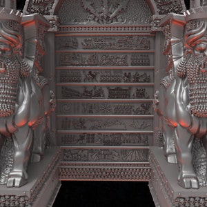 Chaos Dwarf Realm Gate D&D 28mm | 32mm Terrain | Dungeons and Dragons ...