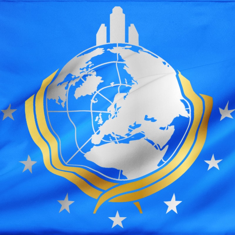 Super Earth Flag - Etsy