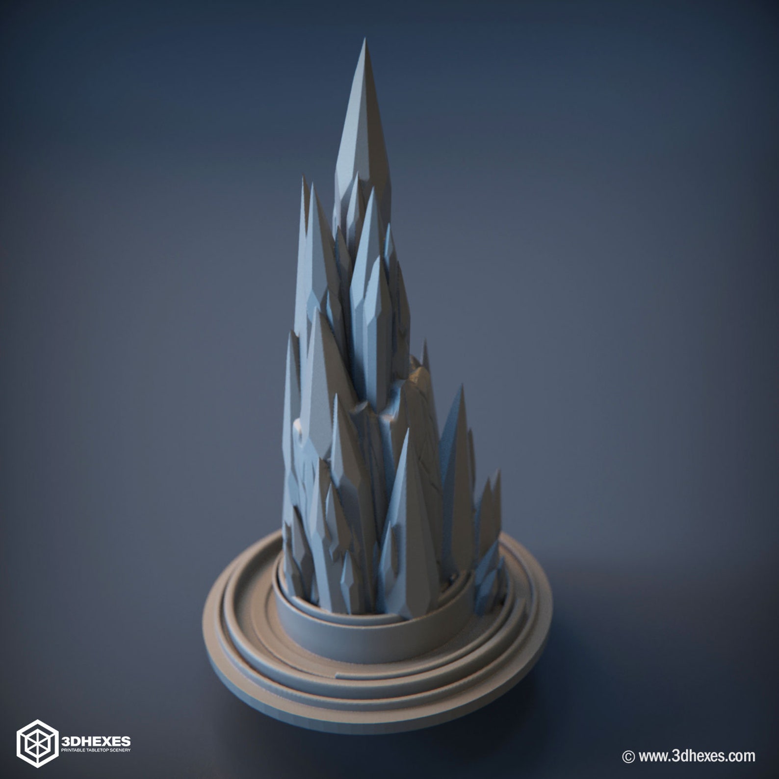 Arcane Crystal Spikes D&D Terrain 28mm 32mm Dungeons and - Etsy