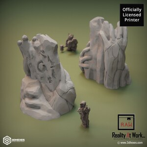 Stone Runed Tablet D&D Terrain 28-32mm | Dungeons and Dragons | Dnd ...