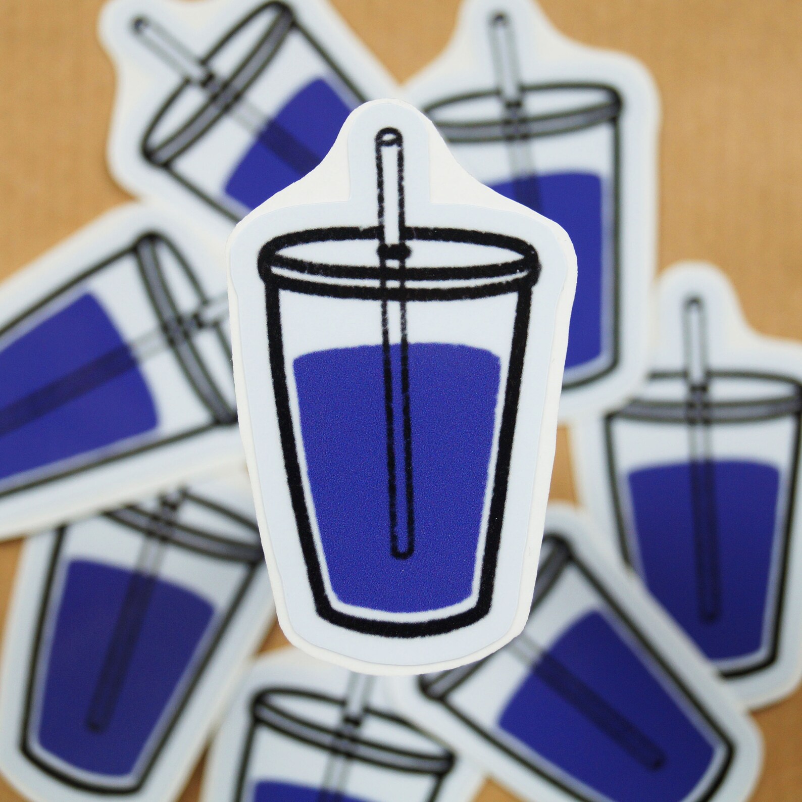 Cute Water Cup Sticker Easy Peel Stickerapp Quality Waterproof Vinyl ...