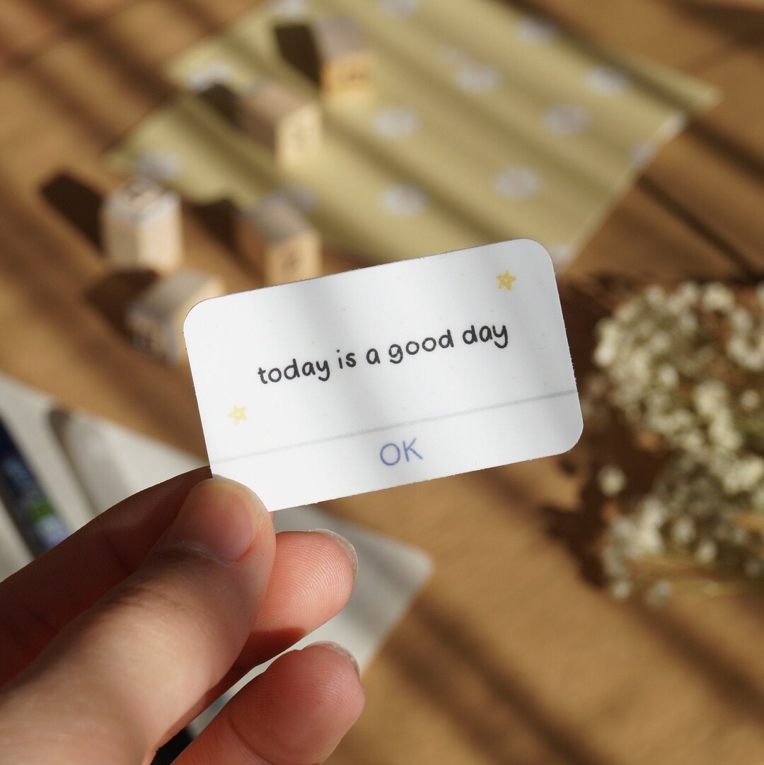 Today is a Good Day Sticker Motivational Stickermule - Etsy